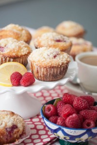 Raspberry-Lemon Streusel Muffins » Tide & Thyme
